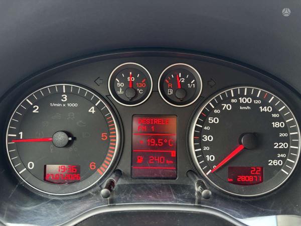 Pelēks Audi A3 2008 Kauņa, ar dzinēja tilpumu 1.90 L un nobraukumu 281 tūkst. km par 3250 €, foto 10 vietnē AUTOMOTO.COM.LV