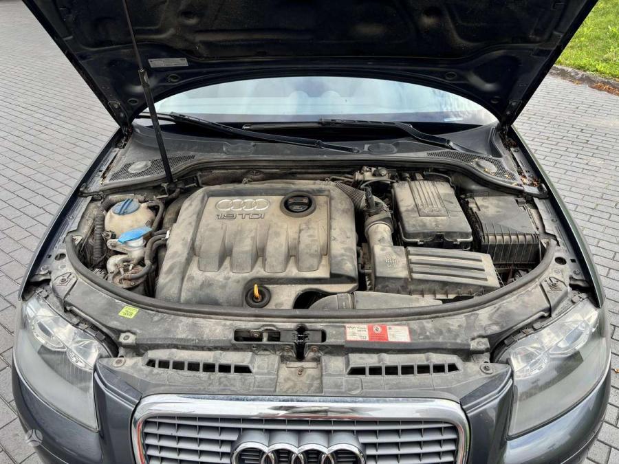Grey Audi A3 2008 in Kaunas, with an engine capacity of 1.90 L and mileage of 281 thousand km for 3250 €, photo 19 on AUTOMOTO.COM.LV