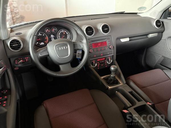 Серый Ауди А3 2008 в Тукумс, объемом двигателя 2.00 л и пробегом 260 тыс. км за 5299 €, фото 6 на AUTOMOTO.COM.LV