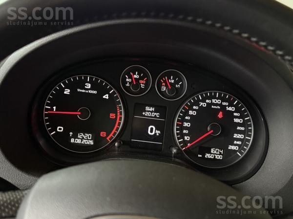 Серый Ауди А3 2008 в Тукумс, объемом двигателя 2.00 л и пробегом 260 тыс. км за 5299 €, фото 10 на AUTOMOTO.COM.LV