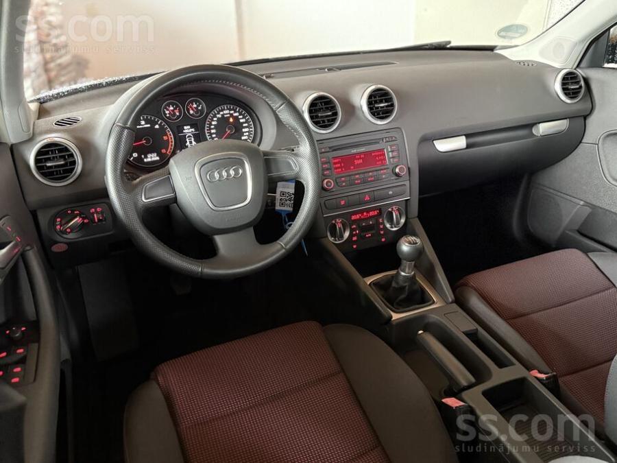 Pelēks Audi A3 2008 Tukums, ar dzinēja tilpumu 2.00 L un nobraukumu 260 tūkst. km par 5299 €, foto 7 vietnē AUTOMOTO.COM.LV