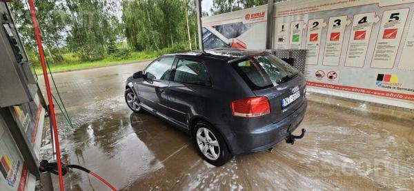 Grey Audi A3 2008 in Dobele, with an engine capacity of 1.60 L and mileage of 213 thousand km for 3500 €, photo 4 on AUTOMOTO.COM.LV