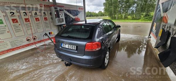Grey Audi A3 2008 in Dobele, with an engine capacity of 1.60 L and mileage of 213 thousand km for 3500 €, photo 3 on AUTOMOTO.COM.LV