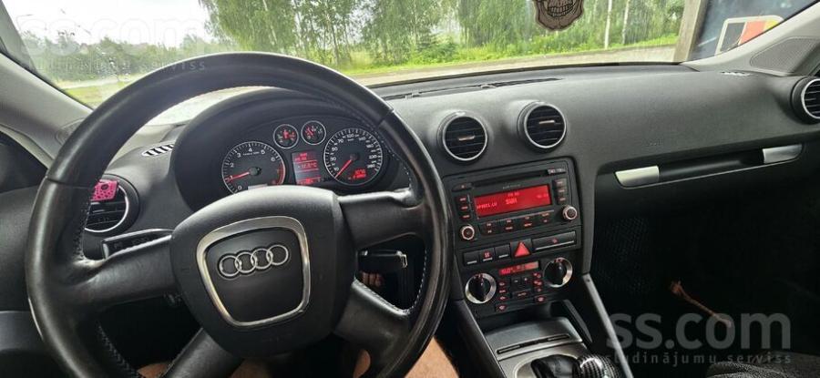 Pelēks Audi A3 2008 Dobele, ar dzinēja tilpumu 1.60 L un nobraukumu 213 tūkst. km par 3500 €, foto 7 vietnē AUTOMOTO.COM.LV