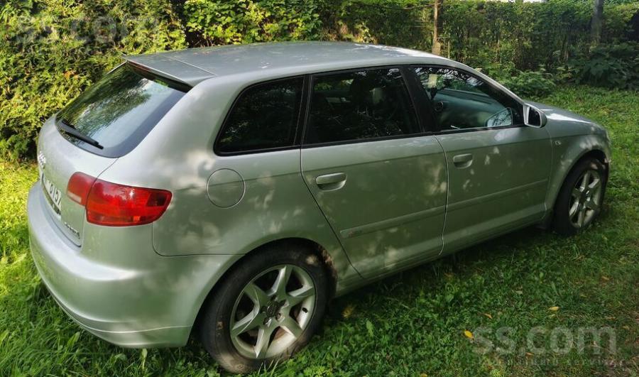 Pelēks Audi A3 2008 Jelgava, ar dzinēja tilpumu 2.00 L un nobraukumu 275 tūkst. km par 3450 €, foto 5 vietnē AUTOMOTO.COM.LV