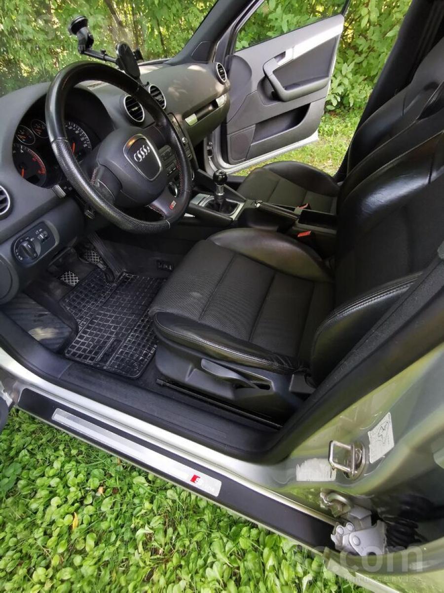 Pelēks Audi A3 2008 Jelgava, ar dzinēja tilpumu 2.00 L un nobraukumu 275 tūkst. km par 3450 €, foto 6 vietnē AUTOMOTO.COM.LV