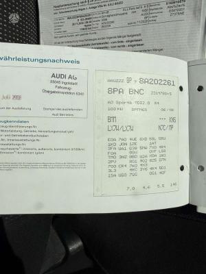 Серый Ауди А3 2008 в Юрбаркас, объемом двигателя 1.97 л и пробегом 230 тыс. км за 2850 €, фото 18 на AUTOMOTO.COM.LV
