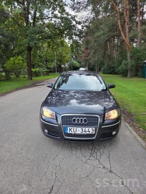 Grey Audi A3 2008 in Riga, with an engine capacity of 2.00 L and mileage of 331 thousand km for 2750 €, photo 7 on AUTOMOTO.COM.LV