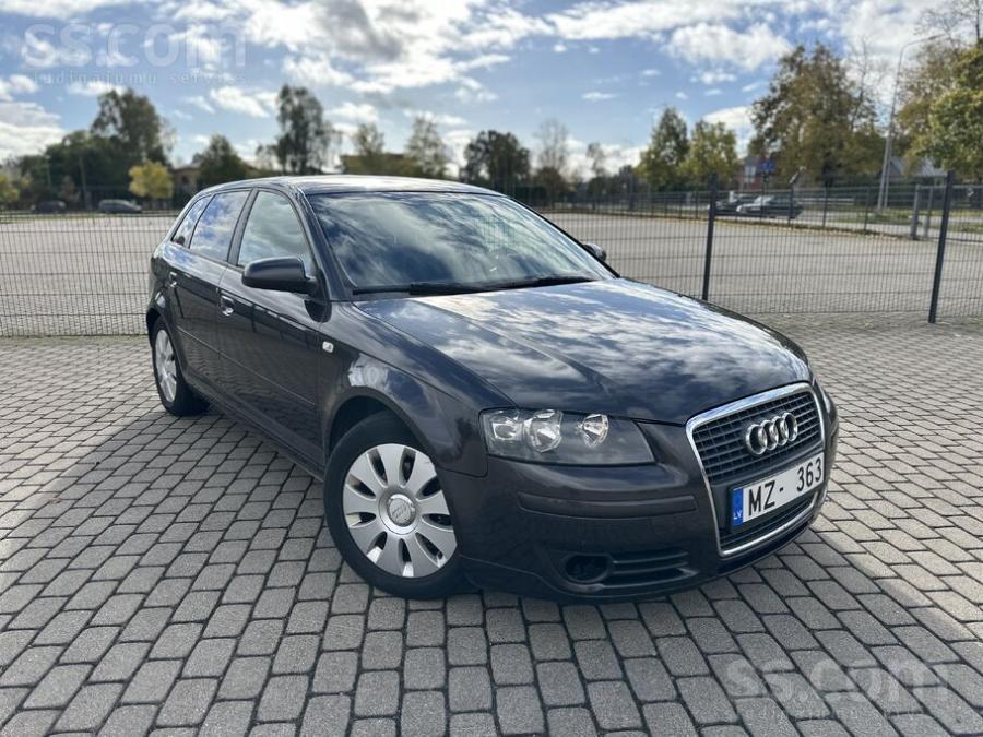 Grey Audi A3 2008 in Jelgava, with an engine capacity of 1.90 L and mileage of 296 thousand km for 3000 €, photo 1 on AUTOMOTO.COM.LV