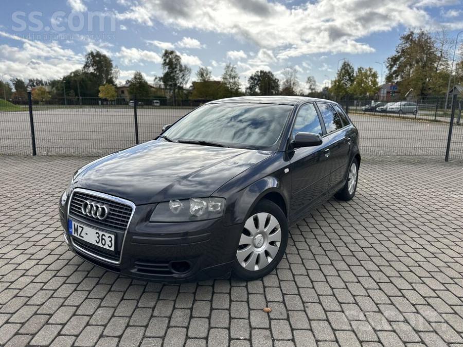 Grey Audi A3 2008 in Jelgava, with an engine capacity of 1.90 L and mileage of 296 thousand km for 3000 €, photo 3 on AUTOMOTO.COM.LV