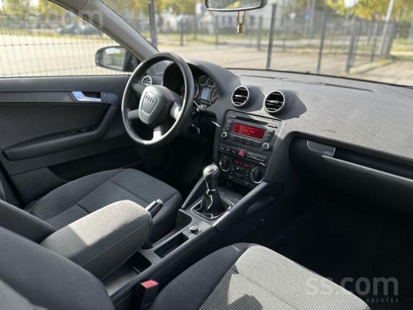 Grey Audi A3 2008 in Jelgava, with an engine capacity of 1.90 L and mileage of 296 thousand km for 3000 €, photo 9 on AUTOMOTO.COM.LV