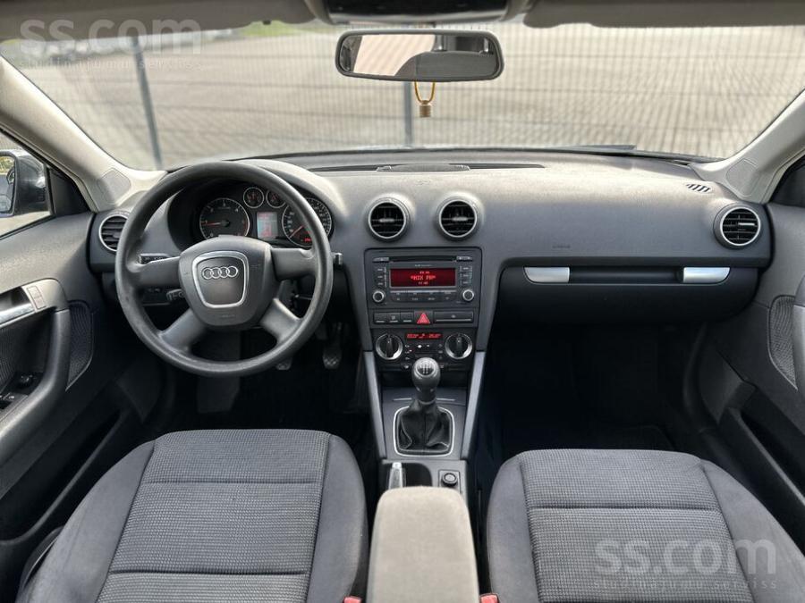 Grey Audi A3 2008 in Jelgava, with an engine capacity of 1.90 L and mileage of 296 thousand km for 3000 €, photo 11 on AUTOMOTO.COM.LV