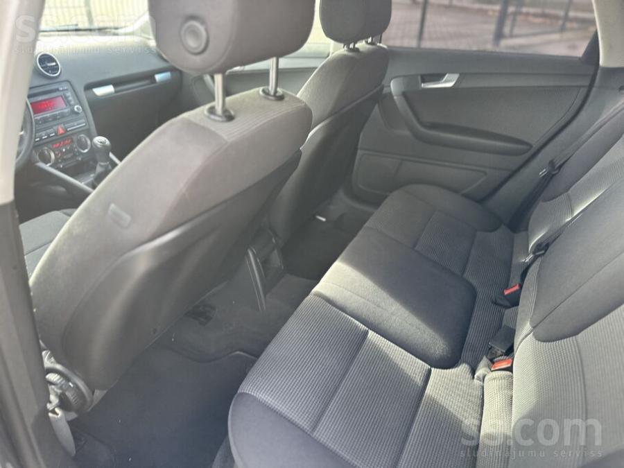 Grey Audi A3 2008 in Jelgava, with an engine capacity of 1.90 L and mileage of 296 thousand km for 3000 €, photo 12 on AUTOMOTO.COM.LV