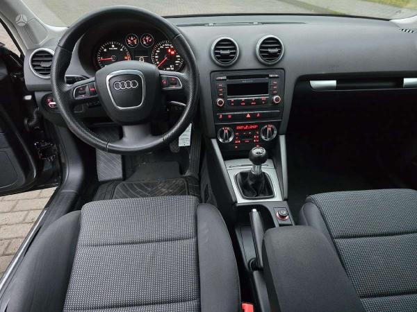 Pelēks Audi A3 2009 Tauragė, ar dzinēja tilpumu 1.60 L un nobraukumu 222 tūkst. km par 4650 €, foto 11 vietnē AUTOMOTO.COM.LV