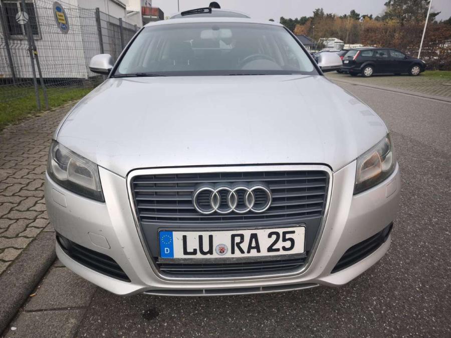 Grey Audi A3 2009 in Druskininkai, with an engine capacity of 2.00 L and mileage of 194 thousand km for 3650 €, photo 1 on AUTOMOTO.COM.LV