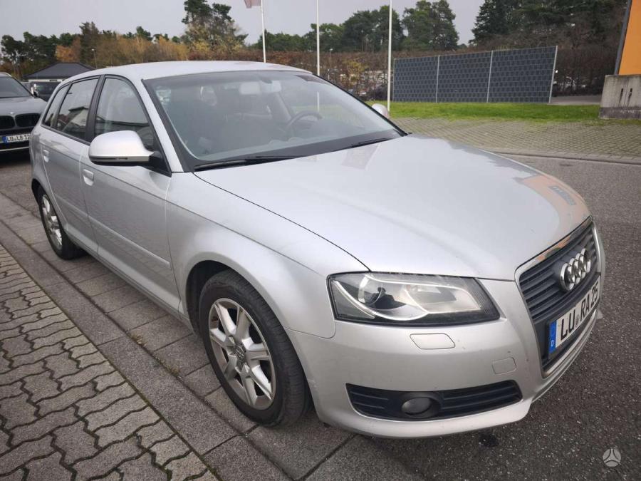 Grey Audi A3 2009 in Druskininkai, with an engine capacity of 2.00 L and mileage of 194 thousand km for 3650 €, photo 5 on AUTOMOTO.COM.LV