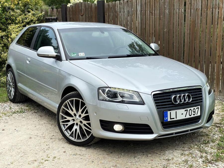 Grey Audi A3 2009 in Riga, with an engine capacity of 2.00 L and mileage of 258 thousand km for 5200 €, photo 1 on AUTOMOTO.COM.LV