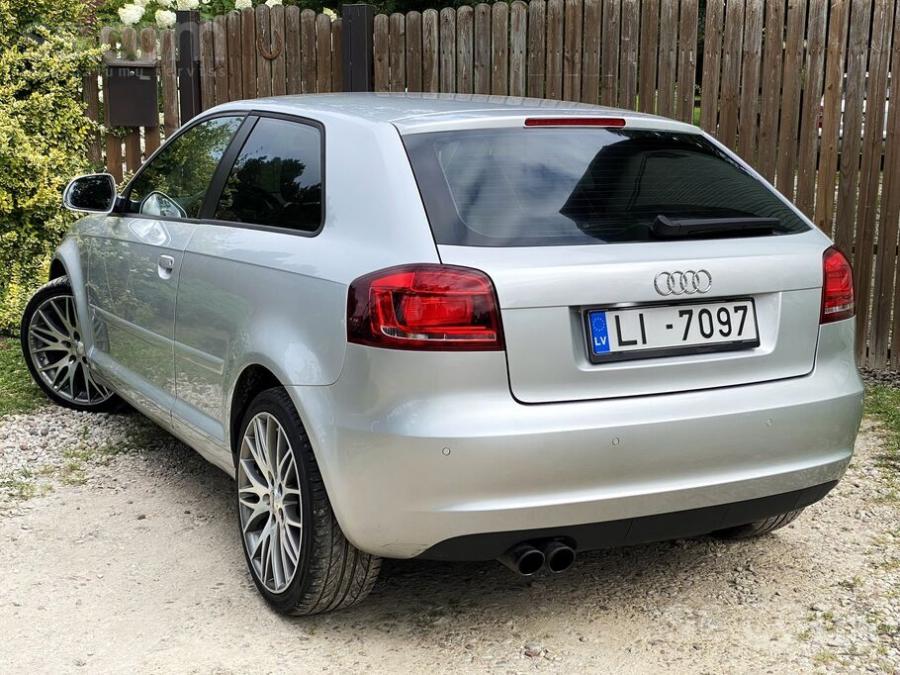 Grey Audi A3 2009 in Riga, with an engine capacity of 2.00 L and mileage of 258 thousand km for 5200 €, photo 34 on AUTOMOTO.COM.LV