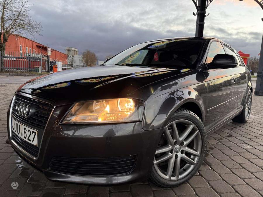 Grey Audi A3 2009 in Kaunas, with an engine capacity of 1.90 L and mileage of 307 thousand km for 3650 €, photo 20 on AUTOMOTO.COM.LV