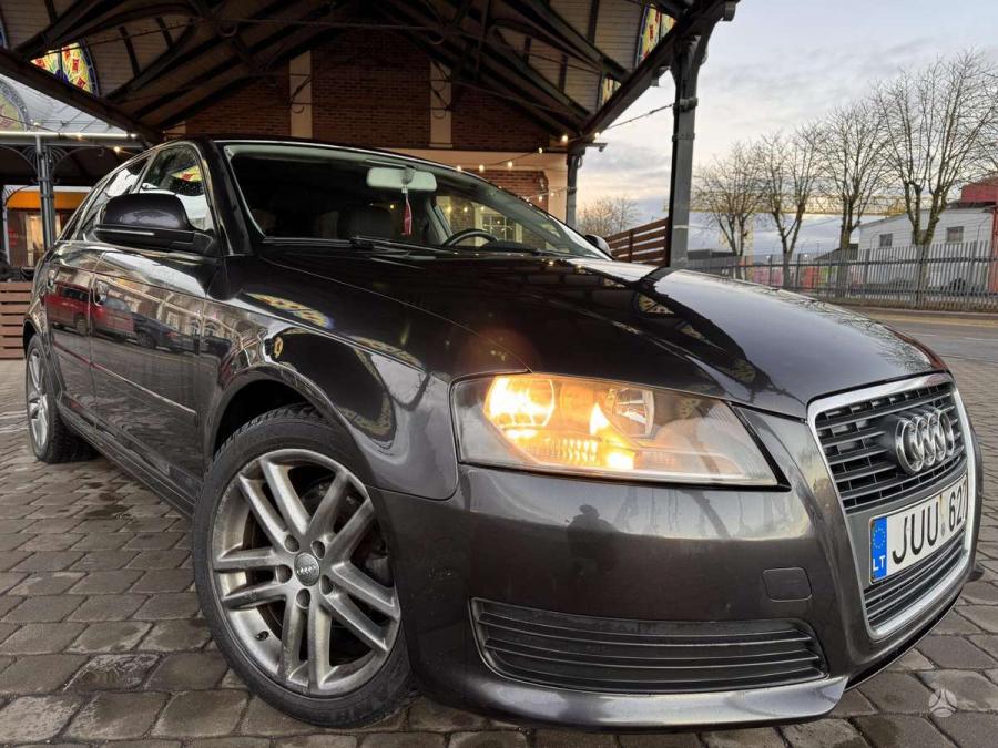 Grey Audi A3 2009 in Kaunas, with an engine capacity of 1.90 L and mileage of 307 thousand km for 3650 €, photo 21 on AUTOMOTO.COM.LV