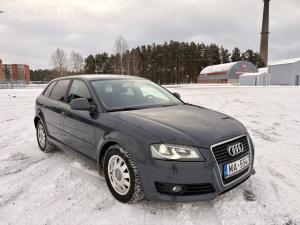 Grey Audi A3 2009 in Valmiera, with an engine capacity of 2.00 L and mileage of 276 thousand km for 5200 €, photo  on AUTOMOTO.COM.LV
