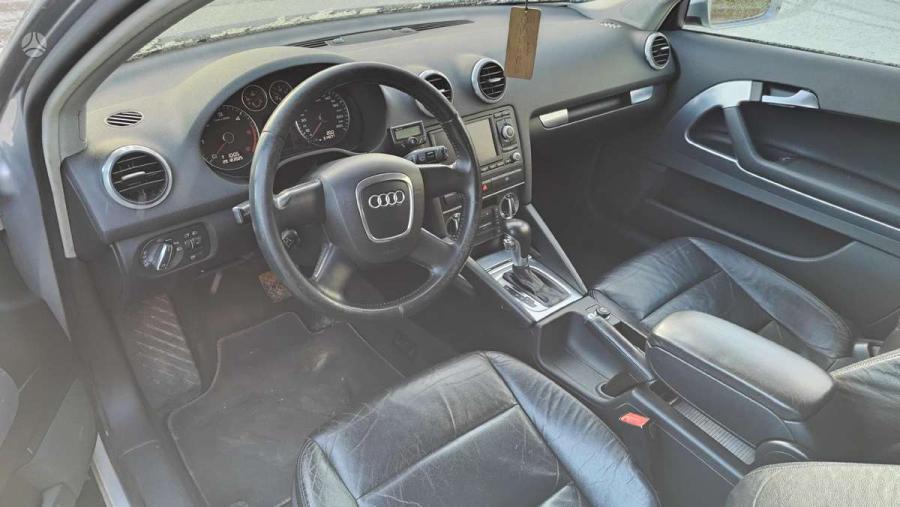 Pelēks Audi A3 2009 Kauņa, ar dzinēja tilpumu 1.90 L un nobraukumu 312 tūkst. km par 4500 €, foto 5 vietnē AUTOMOTO.COM.LV