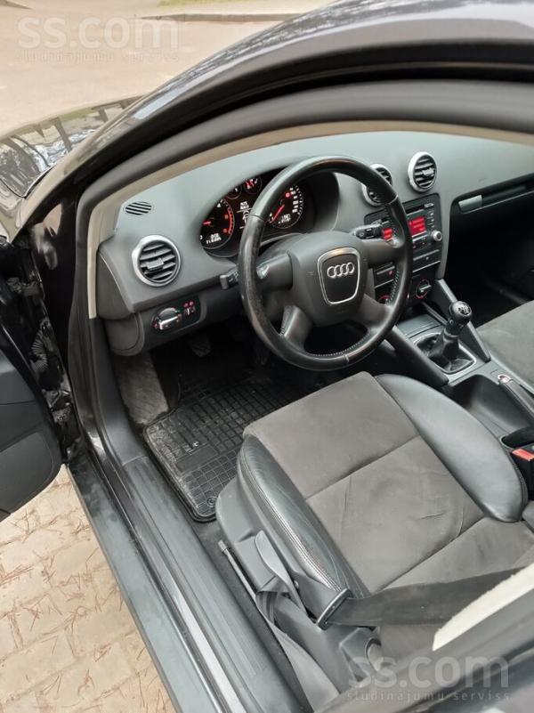 Pelēks Audi A3 2009 Rīga, ar dzinēja tilpumu 1.90 L un nobraukumu 271 tūkst. km par 4300 €, foto 2 vietnē AUTOMOTO.COM.LV