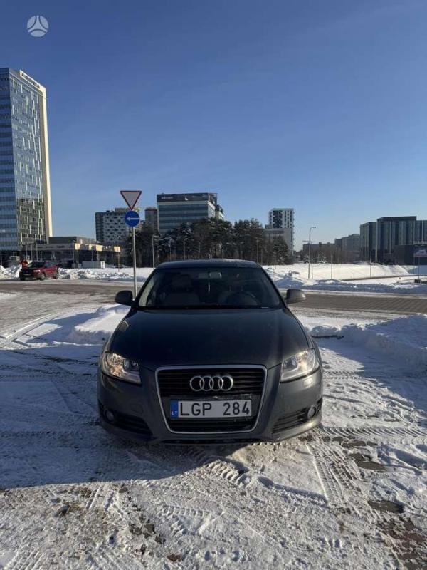 Pelēks Audi A3 2009 Viļņa, ar dzinēja tilpumu 1.98 L un nobraukumu 282 tūkst. km par 3800 €, foto 2 vietnē AUTOMOTO.COM.LV