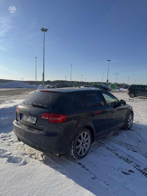 Pelēks Audi A3 2009 Viļņa, ar dzinēja tilpumu 1.98 L un nobraukumu 282 tūkst. km par 3800 €, foto 6 vietnē AUTOMOTO.COM.LV
