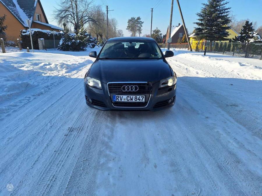 Pelēks Audi A3 2009 Marijampole, ar dzinēja tilpumu 1.40 L un nobraukumu 250 tūkst. km par 2599 €, foto 1 vietnē AUTOMOTO.COM.LV