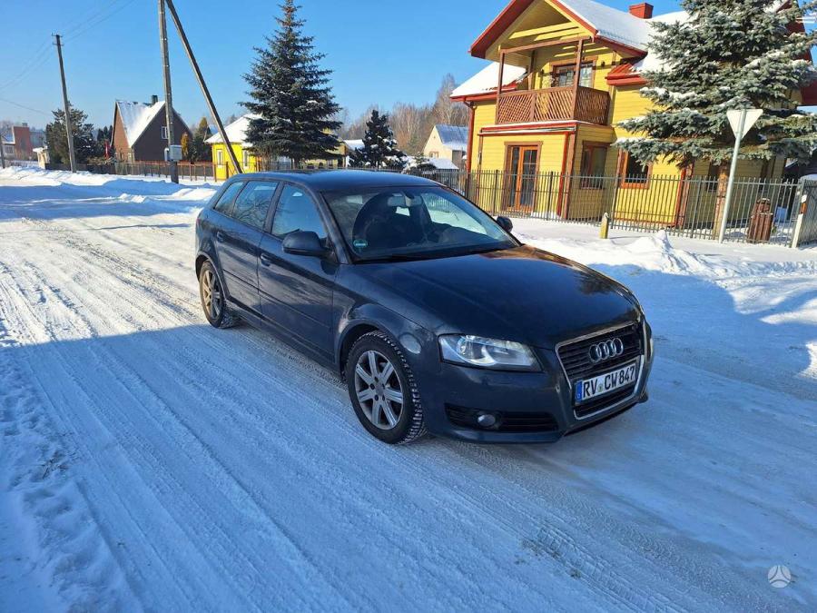 Pelēks Audi A3 2009 Marijampole, ar dzinēja tilpumu 1.40 L un nobraukumu 250 tūkst. km par 2599 €, foto 3 vietnē AUTOMOTO.COM.LV