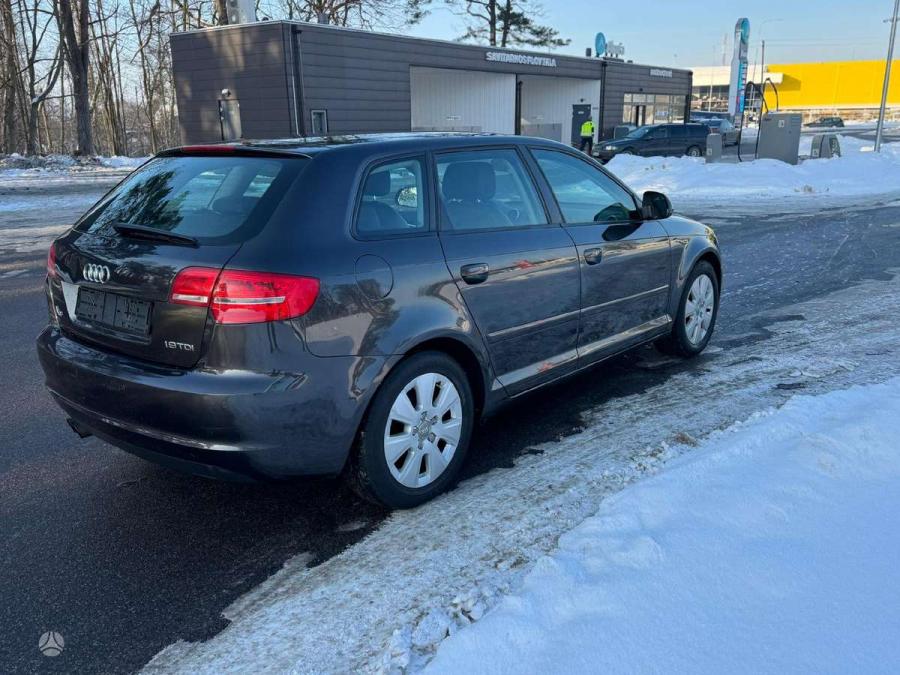 Grey Audi A3 2009 in Utena, with an engine capacity of 1.90 L and mileage of 337 thousand km for 3650 €, photo 5 on AUTOMOTO.COM.LV