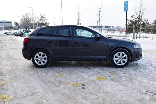 Pelēks Audi A3 2009 Viļņa, ar dzinēja tilpumu 1.90 L un nobraukumu 246 tūkst. km par 5000 €, foto 4 vietnē AUTOMOTO.COM.LV