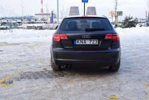 Grey Audi A3 2009 in Vilnius, with an engine capacity of 1.90 L and mileage of 246 thousand km for 5000 €, photo 6 on AUTOMOTO.COM.LV