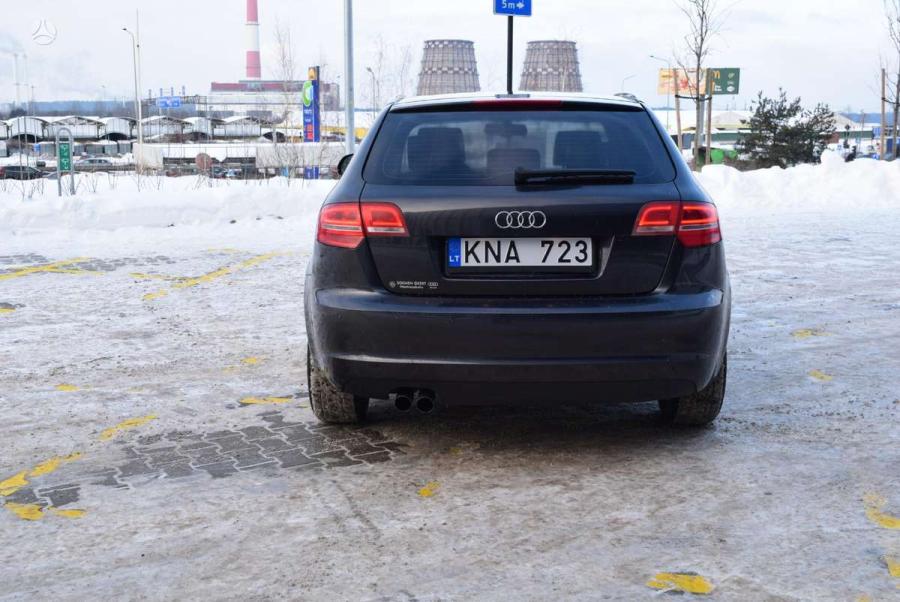 Grey Audi A3 2009 in Vilnius, with an engine capacity of 1.90 L and mileage of 246 thousand km for 5000 €, photo 6 on AUTOMOTO.COM.LV