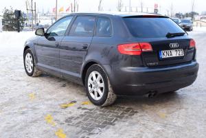 Grey Audi A3 2009 in Vilnius, with an engine capacity of 1.90 L and mileage of 246 thousand km for 5000 €, photo 7 on AUTOMOTO.COM.LV