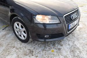 Grey Audi A3 2009 in Vilnius, with an engine capacity of 1.90 L and mileage of 246 thousand km for 5000 €, photo 20 on AUTOMOTO.COM.LV