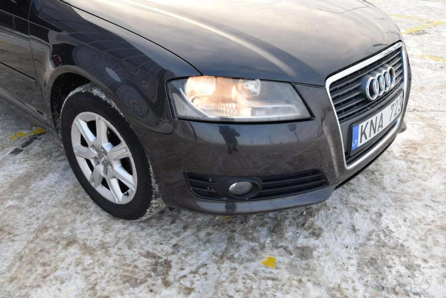 Grey Audi A3 2009 in Vilnius, with an engine capacity of 1.90 L and mileage of 246 thousand km for 5000 €, photo 20 on AUTOMOTO.COM.LV