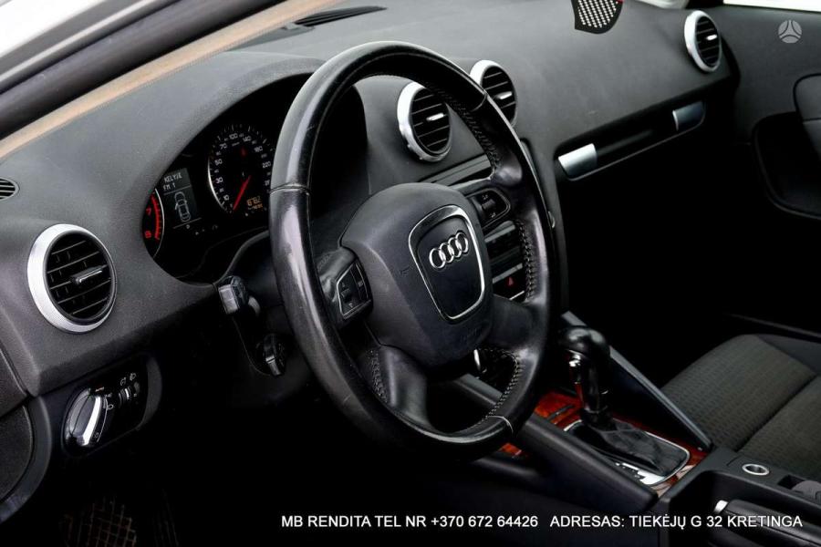 Pelēks Audi A3 2009 Kretinga, ar dzinēja tilpumu 1.80 L un nobraukumu 244 tūkst. km par 4999 €, foto 13 vietnē AUTOMOTO.COM.LV