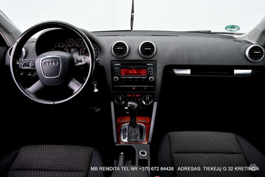 Pelēks Audi A3 2009 Kretinga, ar dzinēja tilpumu 1.80 L un nobraukumu 244 tūkst. km par 4999 €, foto 20 vietnē AUTOMOTO.COM.LV