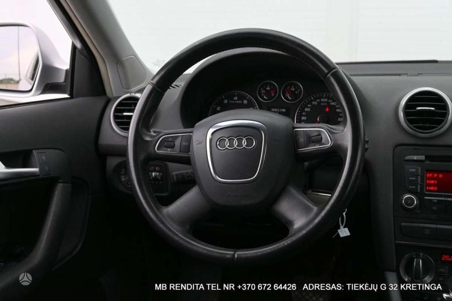Pelēks Audi A3 2009 Kretinga, ar dzinēja tilpumu 1.80 L un nobraukumu 244 tūkst. km par 4999 €, foto 21 vietnē AUTOMOTO.COM.LV