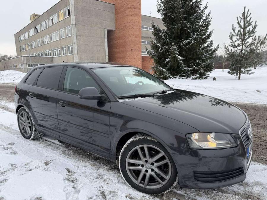 Grey Audi A3 2009 in Kaunas, with an engine capacity of 1.90 L and mileage of 307 thousand km for 3950 €, photo 2 on AUTOMOTO.COM.LV