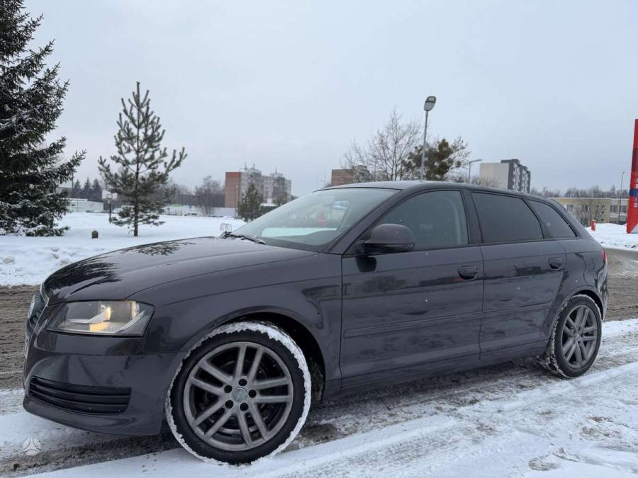 Grey Audi A3 2009 in Kaunas, with an engine capacity of 1.90 L and mileage of 307 thousand km for 3950 €, photo 11 on AUTOMOTO.COM.LV