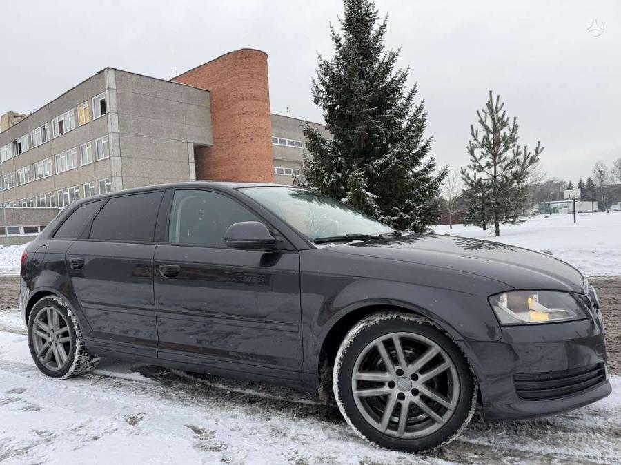 Grey Audi A3 2009 in Kaunas, with an engine capacity of 1.90 L and mileage of 307 thousand km for 3950 €, photo 12 on AUTOMOTO.COM.LV