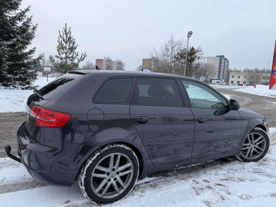 Grey Audi A3 2009 in Kaunas, with an engine capacity of 1.90 L and mileage of 307 thousand km for 3950 €, photo 14 on AUTOMOTO.COM.LV
