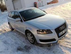 Pelēks Audi A3 2009 Kauņa, ar dzinēja tilpumu 1.90 L un nobraukumu 352 tūkst. km par 3000 €, foto  vietnē AUTOMOTO.COM.LV
