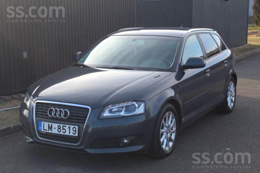 Pelēks Audi A3 2009 Rīga, ar dzinēja tilpumu 2.00 L un nobraukumu 285 tūkst. km par 3990 €, foto 4 vietnē AUTOMOTO.COM.LV