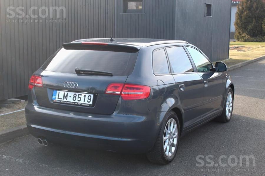 Pelēks Audi A3 2009 Rīga, ar dzinēja tilpumu 2.00 L un nobraukumu 285 tūkst. km par 3990 €, foto 5 vietnē AUTOMOTO.COM.LV
