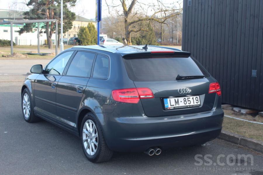 Pelēks Audi A3 2009 Rīga, ar dzinēja tilpumu 2.00 L un nobraukumu 285 tūkst. km par 3990 €, foto 6 vietnē AUTOMOTO.COM.LV