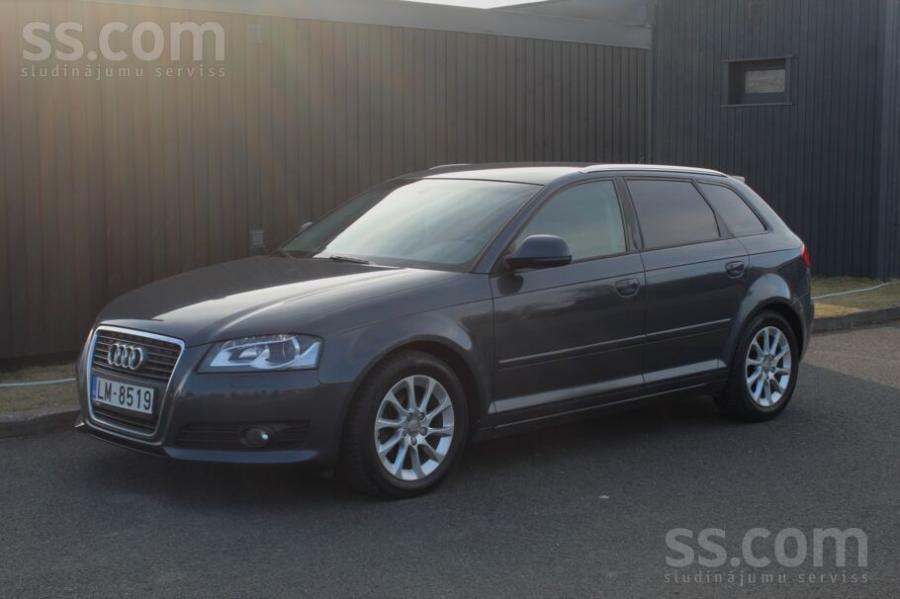 Pelēks Audi A3 2009 Rīga, ar dzinēja tilpumu 2.00 L un nobraukumu 285 tūkst. km par 3990 €, foto 7 vietnē AUTOMOTO.COM.LV